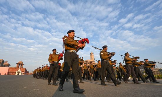 Army Band Contingent During Rehearses Republic Editorial Stock Photo ...