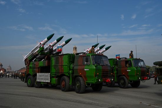 Akash Army Launcher During Rehearses Republic Editorial Stock Photo ...
