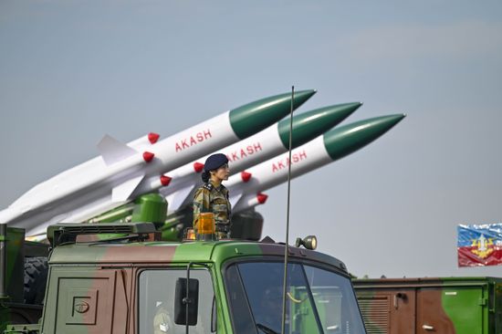 Akash Army Launcher During Rehearses Republic Editorial Stock Photo ...