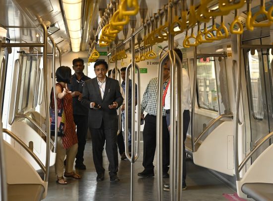 Mumbai Metro Route 2a 7 Operations Editorial Stock Photo - Stock Image ...