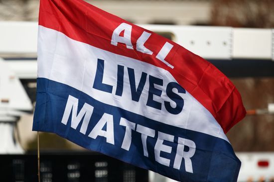 All Lives Matter Flag Seen 50th Editorial Stock Photo - Stock Image ...