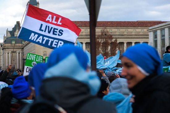 All Lives Matter Flag Seen Beyond Editorial Stock Photo - Stock Image ...