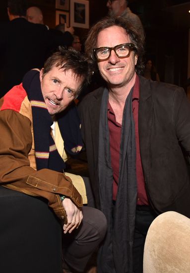 Michael J Fox Davis Guggenheim Directorproducer Editorial Stock Photo ...