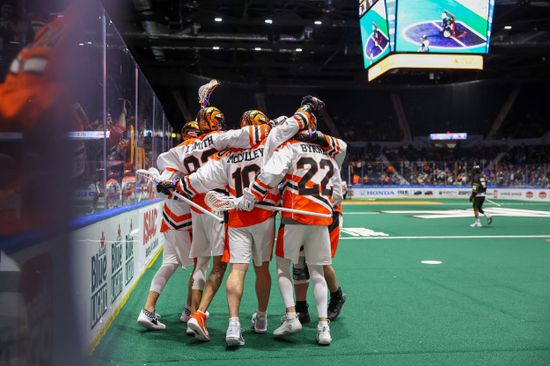 Buffalo Bandits Players Celebrate After Scoring Editorial Stock Photo ...
