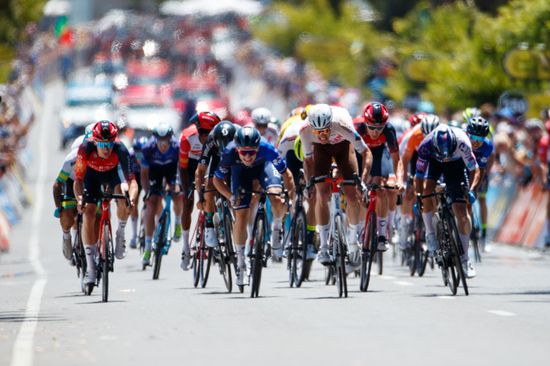Cyclists Action During Mens Stage 4 Editorial Stock Photo - Stock Image ...