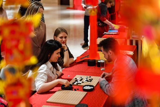 People Play Go Games Known Weiqi Editorial Stock Photo - Stock Image ...