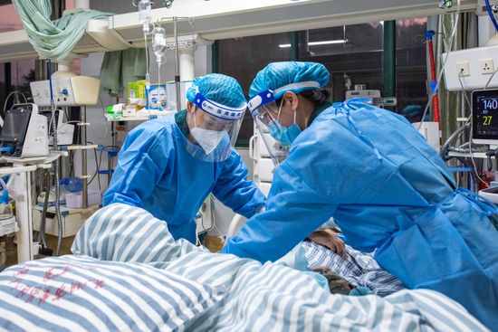 Nurses Work Ward Hospital Wuhu City Editorial Stock Photo - Stock Image ...