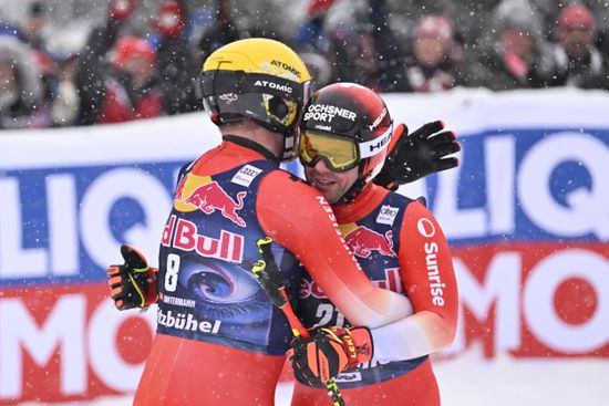 Beat Feuz R Switzerland Niels Hintermann Editorial Stock Photo - Stock ...