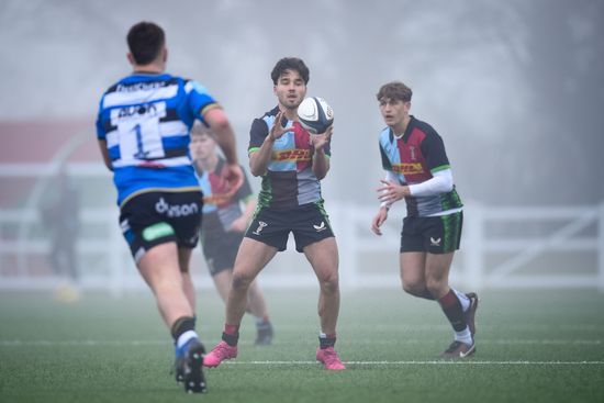 Josh Bellamy Harlequins U18 Catches Pass Editorial Stock Photo - Stock ...