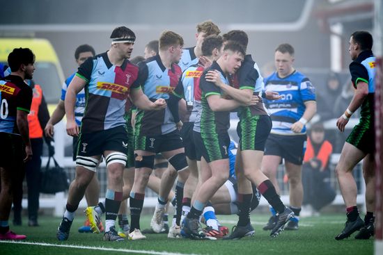 Jimmy Staples Harlequins U18 Celebrates Scoring Editorial Stock Photo ...