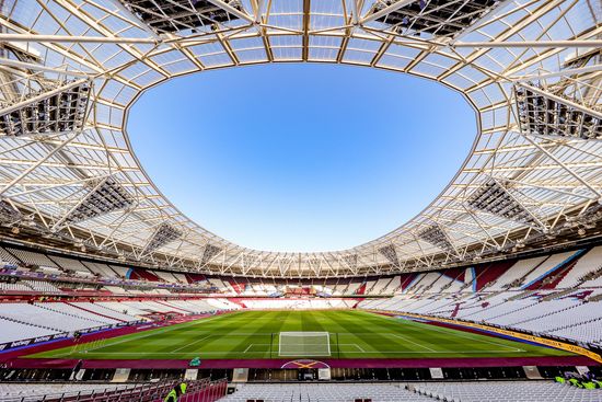 General View Inside London Stadium During Editorial Stock Photo - Stock ...