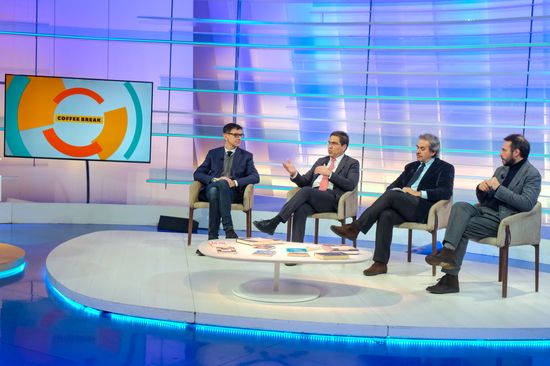 Rome Italy Politics La7 Broadcast Coffee Editorial Stock Photo - Stock ...