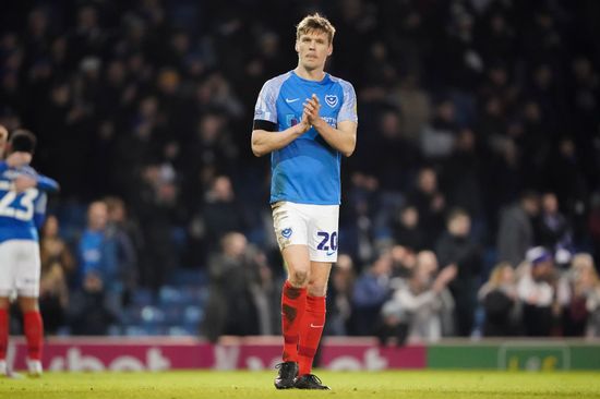 Portsmouth Defender Sean Raggett During Efl Editorial Stock Photo ...