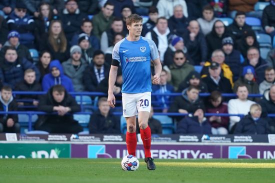 Portsmouth Defender Sean Raggett During Efl Editorial Stock Photo ...