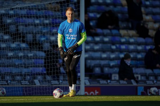 Portsmouth Goalkeeper Matt Macey During Efl Editorial Stock Photo ...