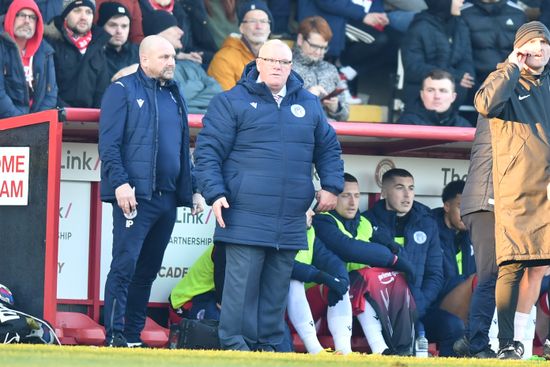 Steve Evans Manager Stevenage Fc During Editorial Stock Photo - Stock ...