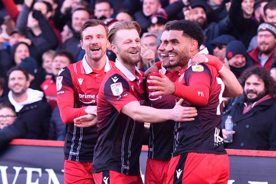 Jamie Reid Stevenage Fc Scores First Editorial Stock Photo - Stock ...