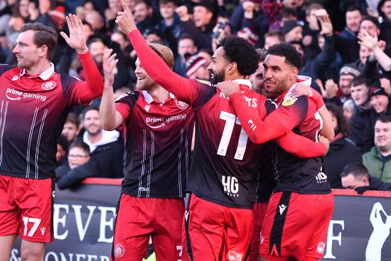 Jamie Reid Stevenage Fc Scores First Editorial Stock Photo - Stock ...