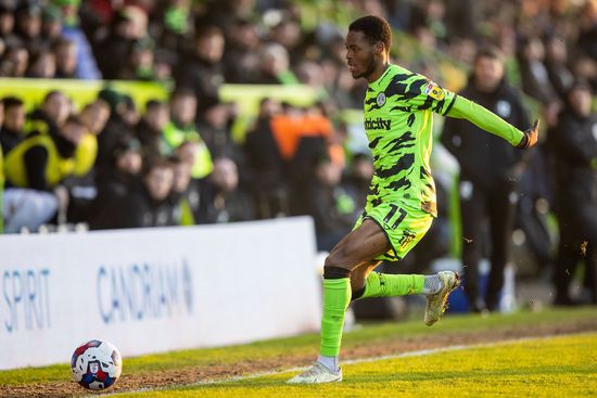 Forest Green Rovers Forward Jordan Garrick Editorial Stock Photo ...