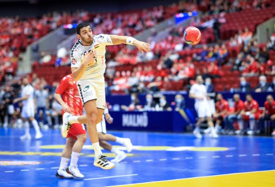Egypts Akram Saad Action During Ihf Editorial Stock Photo - Stock Image ...