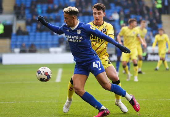 Callum Robinson Cardiff City Holds Off Editorial Stock Photo - Stock ...