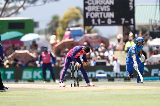 Bjorn Fortuin Paarl Royals Dismisses Sam Editorial Stock Photo - Stock ...