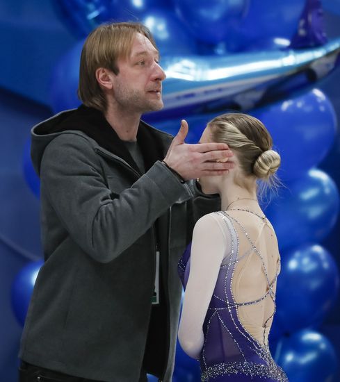 Coach Former Figure Skater Evgeni Plushenko Editorial Stock Photo ...