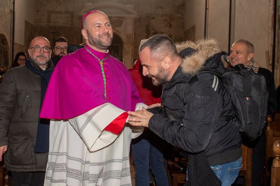 New Bishop Rieti Don Vito Piccinonna Editorial Stock Photo - Stock ...