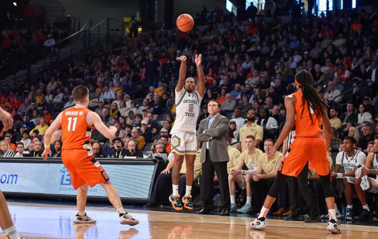 Georgia Tech Yellow Jackets Guard Deivon Editorial Stock Photo - Stock ...