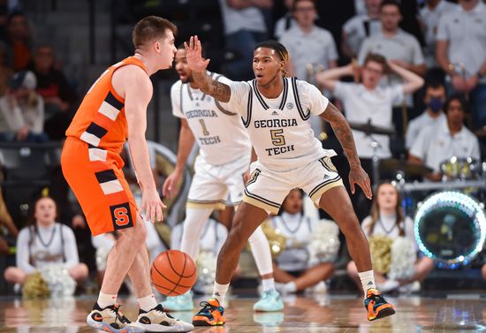 Georgia Tech Yellow Jackets Guard Deivon Editorial Stock Photo - Stock ...