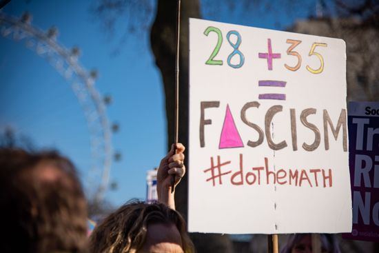 Protestor Holds Placard During Trans Rights Editorial Stock Photo ...