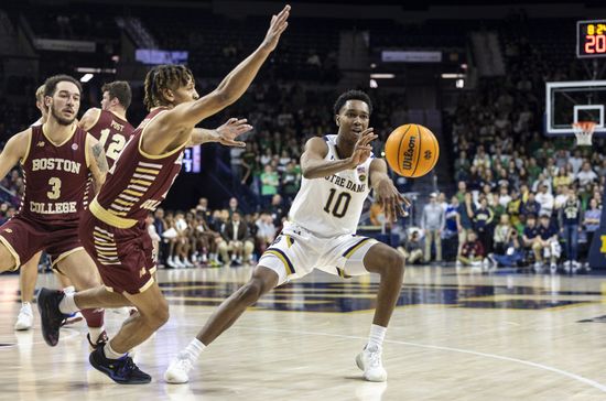 Notre Dame Guard Marcus Hammond 10 Editorial Stock Photo - Stock Image ...
