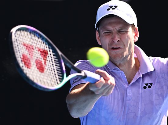 Hubert Hurkacz Poland Action Against Sebastian Editorial Stock Photo - Stock Image | Shutterstock