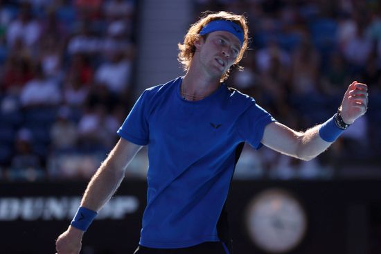 Andrey Rublev Russia Frustrated Editorial Stock Photo - Stock Image ...