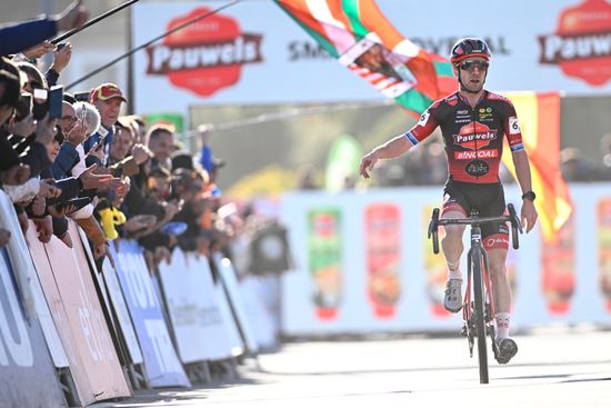 Belgian Eli Iserbyt Crosses Finish Line Editorial Stock Photo - Stock ...