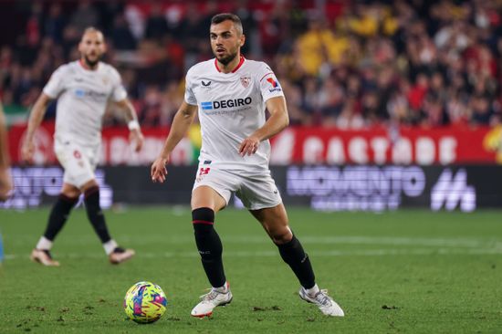 Joan Jordan Sevilla Fc Action During Editorial Stock Photo - Stock ...