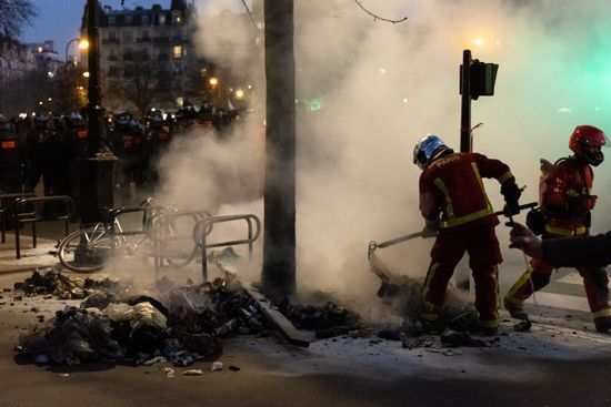 Fireworks Being Set Off During Demonstration Editorial Stock Photo - Stock Image | Shutterstock