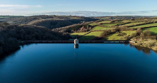Wimbleball Lake Reservoir On Exmoor South Editorial Stock Photo - Stock ...