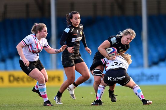 Rachel Johnson Exeter Chiefs Tackled By Editorial Stock Photo - Stock ...