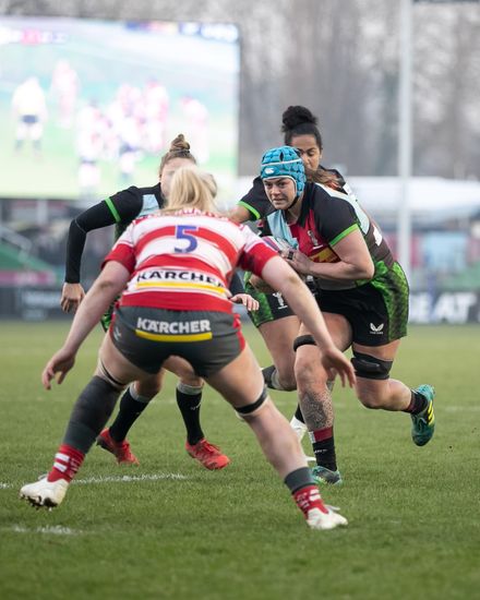 Katy Mew Harlequins Action Editorial Stock Photo - Stock Image ...