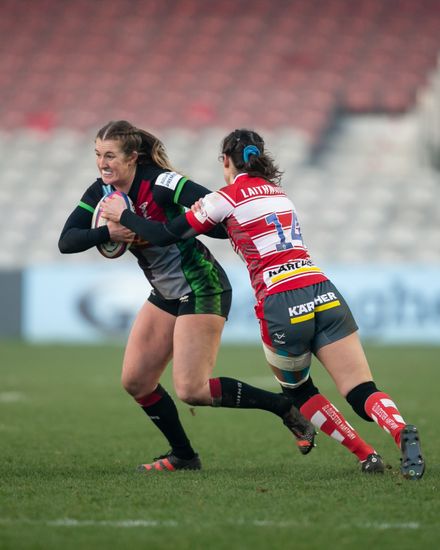 Izzy Mayhew Harlequins Action Editorial Stock Photo - Stock Image ...