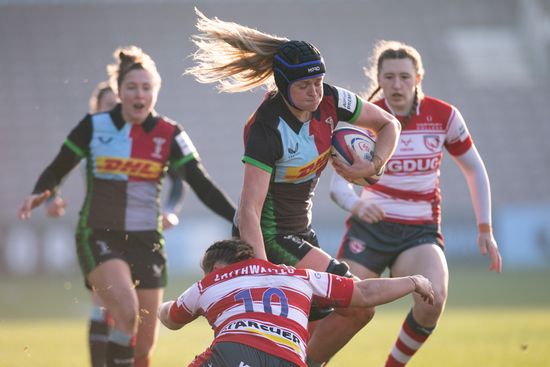 Sarah Bonar Harlequins Action Editorial Stock Photo - Stock Image ...