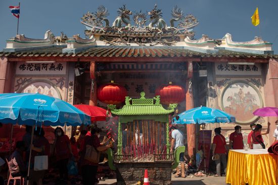 Thai People Chinese Descent Pilgrims Traveling Editorial Stock Photo ...