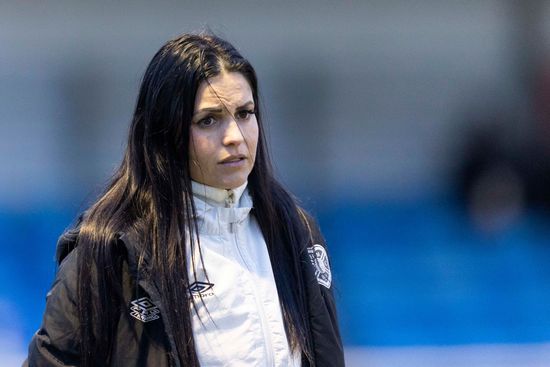 Hearts Women Manager Eva Olid During Editorial Stock Photo - Stock ...
