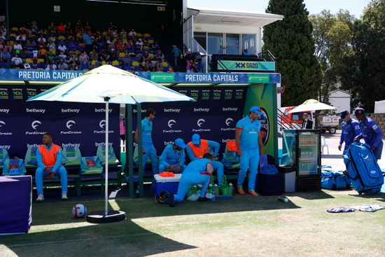 Pretoria Capitals Team Accesses Field Play Editorial Stock Photo ...