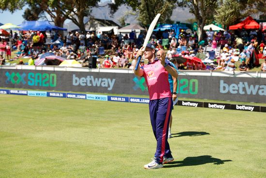 Eathan Bosch Pretoria Capitals Fans During Editorial Stock Photo ...