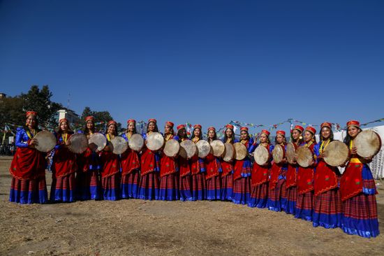 Members Nepals Ethnic Tamang Community Pose Editorial Stock Photo ...