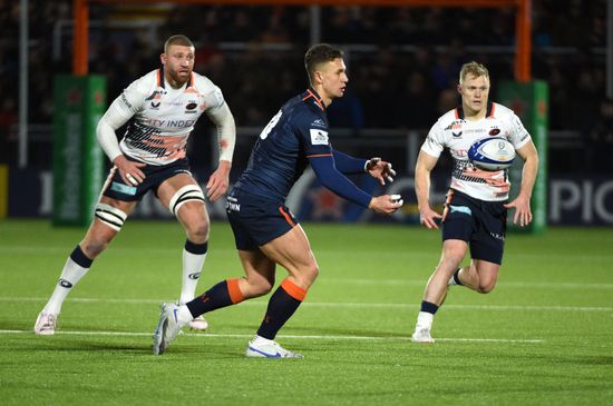 Charlie Savala Edinburgh Fly Half Passes Editorial Stock Photo - Stock ...