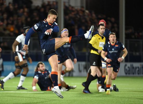 Charlie Savala Edinburgh Replacement Kicks Position Editorial Stock ...