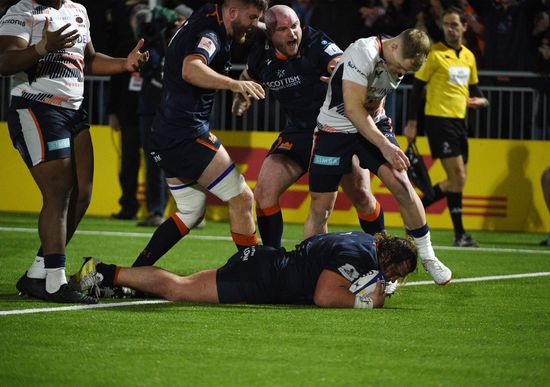 Pierre Schoeman Edinburgh Prop Dives Over Editorial Stock Photo - Stock ...